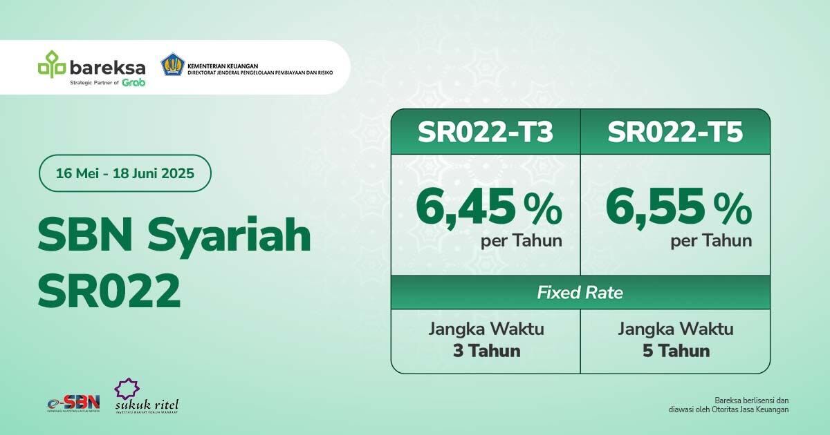 Investasi SR022 (2025) - Surat Berharga Negara | Bareksa