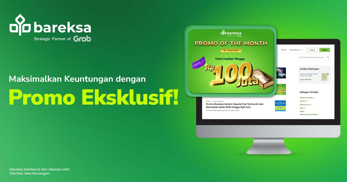 Promo Cashback Investasi di Bareksa
